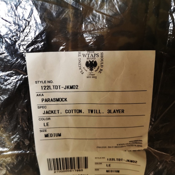 WTAPS | Jackets & Coats | Nwt Wtaps 3 Layer Parasmock Parka S Aw2 | Poshmark